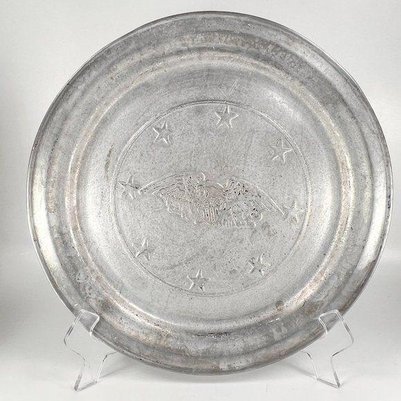 Wilton | Dining | Vtg Rwp Wilton Armetale Pewter Plate American Eagle ...